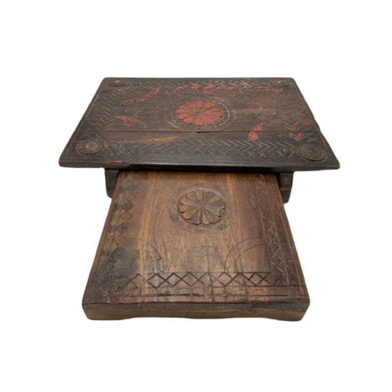 Decorative Wooden Indian Pataa Board, Double Pataa Van Verre Fairtrade ...